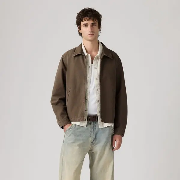LEVI'S Castro Mechanics Full-zip Jacket - Maitake Brown