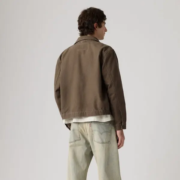 LEVI'S Castro Mechanics Full-zip Jacket - Maitake Brown