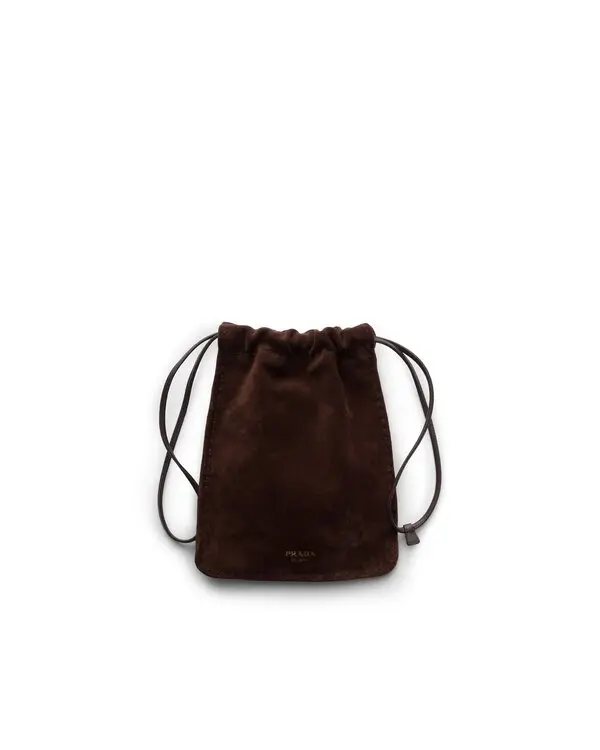 Prada Suede Smartphone Pouch
