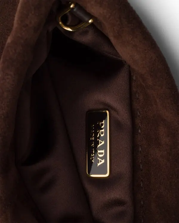Prada Suede Smartphone Pouch