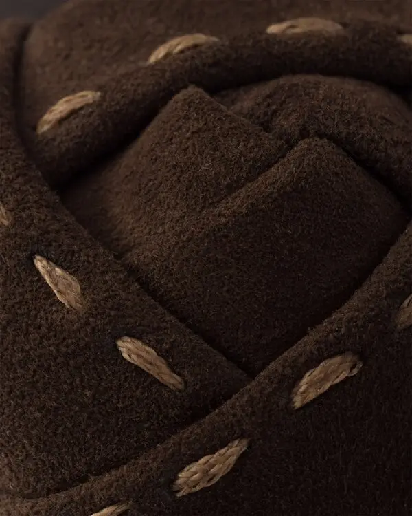 Prada Suede Ballerinas With Embossed Logo
