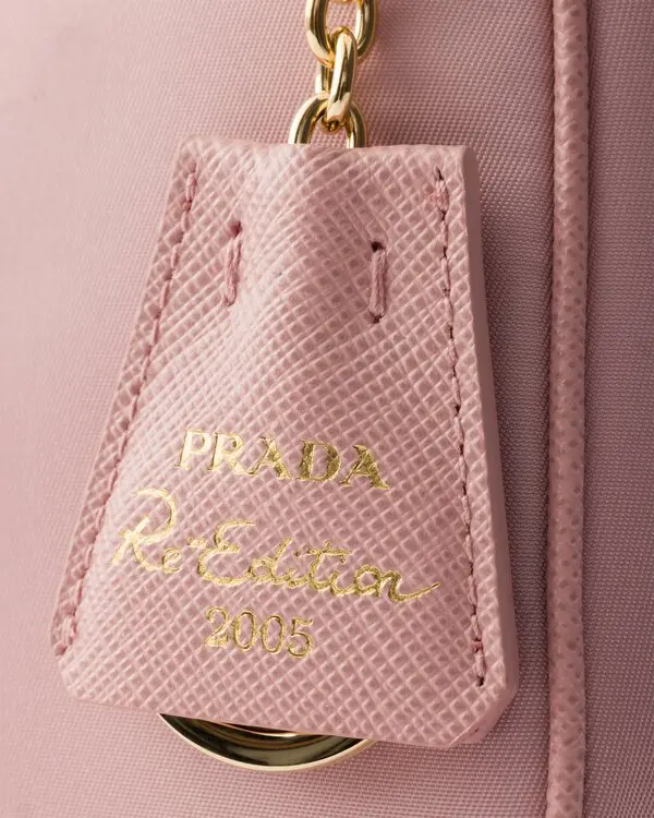 Prada Re-edition 2005 Re-nylon And Saffiano Mini Bag - Pink