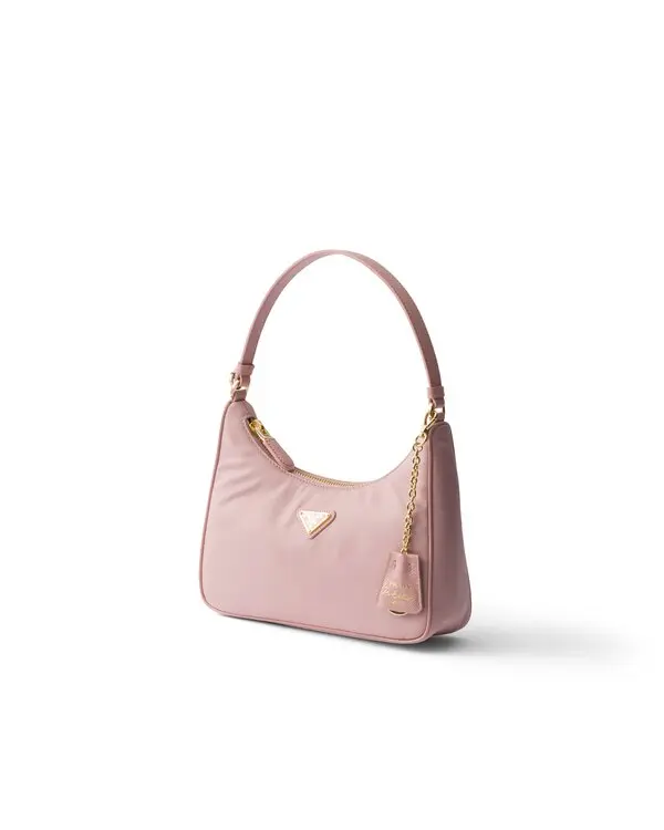 Prada Re-nylon And Saffiano Mini Bag - Pink