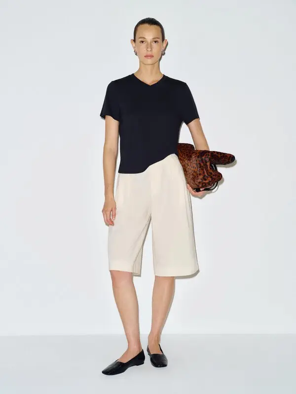 REFORMATION Lexi T-shirt - Black