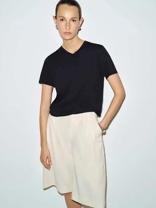 REFORMATION Lexi T-shirt - Black