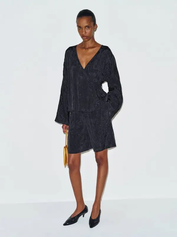 REFORMATION Lisa Short Set - Black