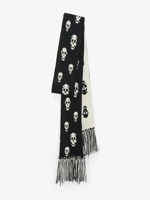 Alexander McQueen Skull Knit Scarf