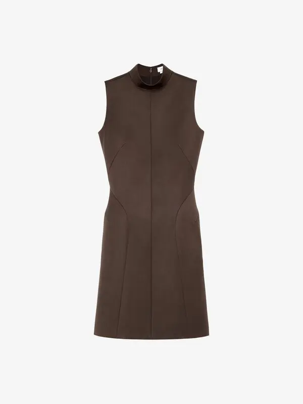 Alexander McQueen Wool Barathea Mini Dress