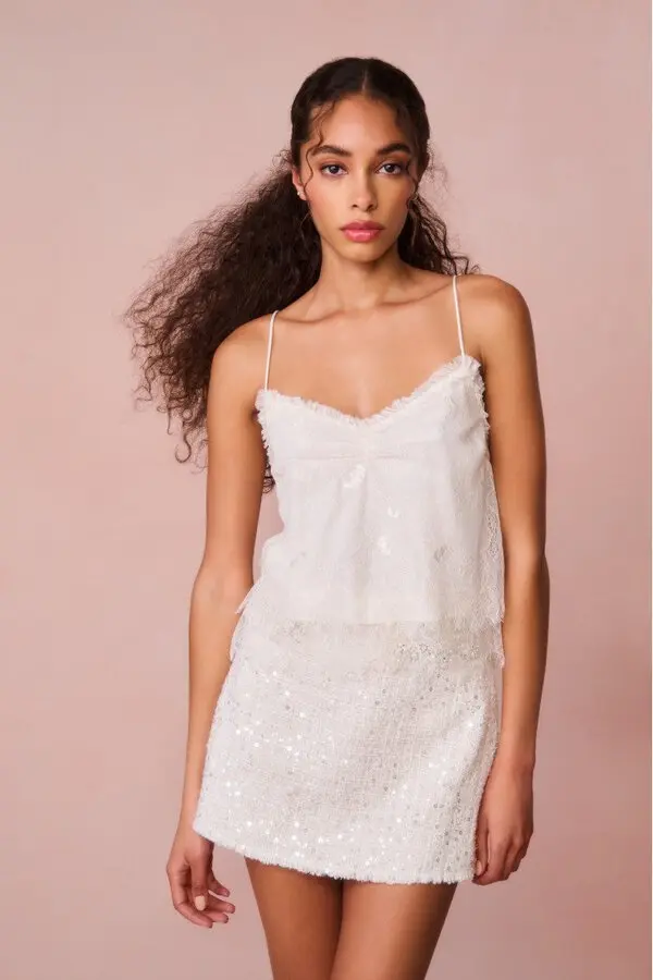 LoveShackFancy Ferni Lace Cami Top