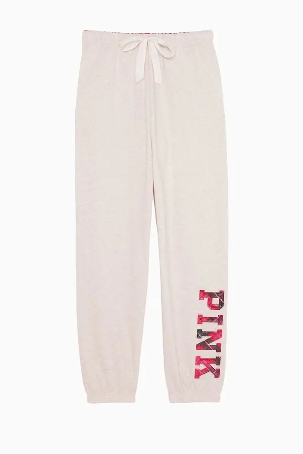 LoveShackFancy X Pink Fleece Lined Joggers