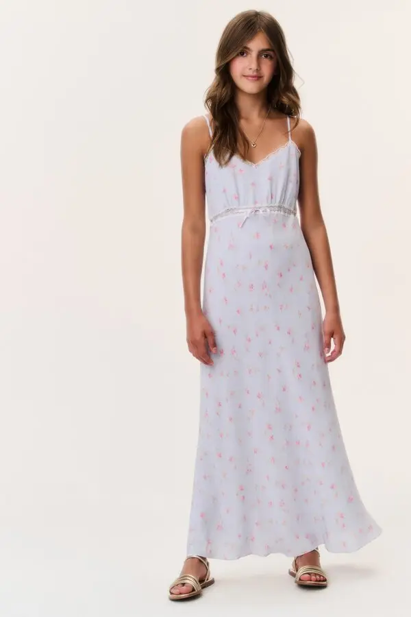 LoveShackFancy Tween Smaril Floral Maxi Dress