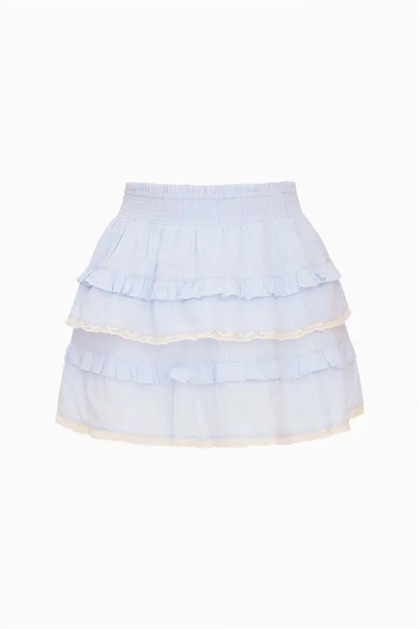 LoveShackFancy Billie Mini Skirt