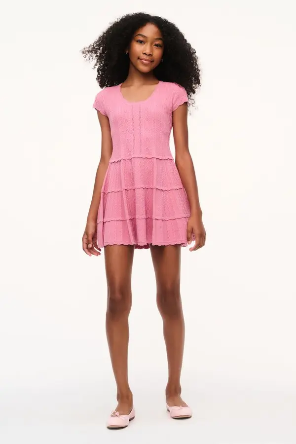 LoveShackFancy Tween Stretch Pointelle Reigh Dress