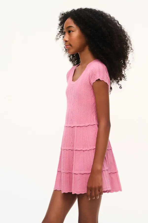 LoveShackFancy Tween Stretch Pointelle Reigh Dress