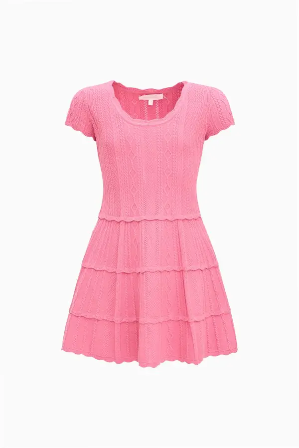 LoveShackFancy Tween Stretch Pointelle Reigh Dress