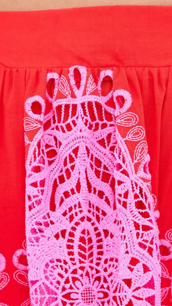 Borgo De Nor Rhea Lace Skirt