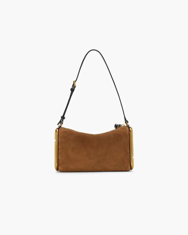 Marc Jacobs Scene Shoulder Bag In Suede - Copper