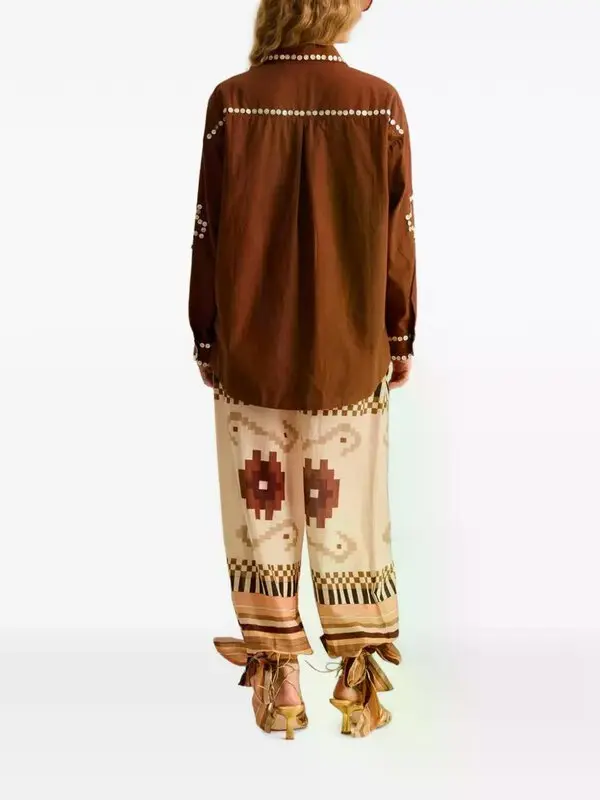 Carolina K Embellished Long-sleeve Shirt