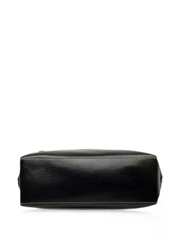 Loewe 2016 Bicolor Leather Velazquez Twist Top Handle Bag Satchel