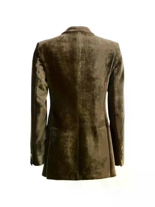 P.a.r.o.s.h Velvet Double-breasted Blazer