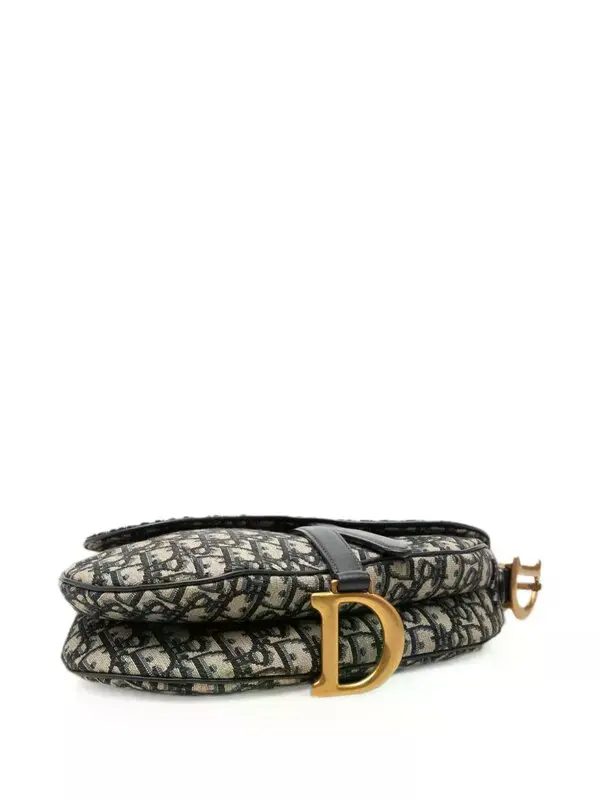 Dior 2020 Oblique Canvas Saddle Bag Shoulder Bag