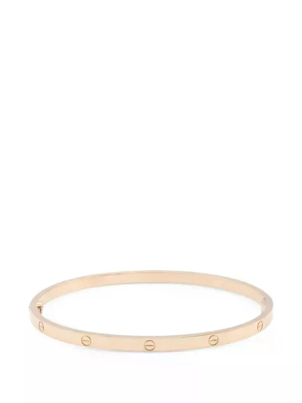 Cartier 18k Rose Gold Screw Motif Love Bracelet