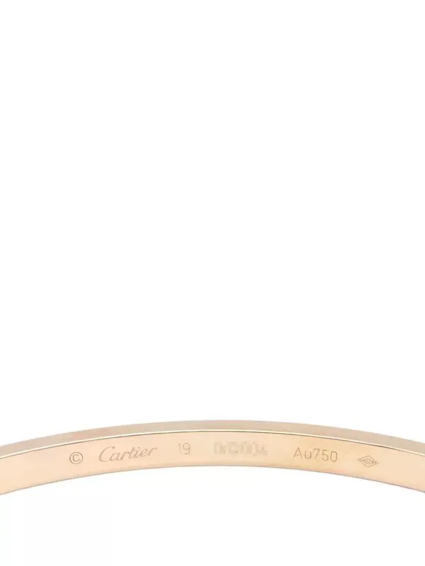 Cartier 18k Rose Gold Screw Motif Love Bracelet