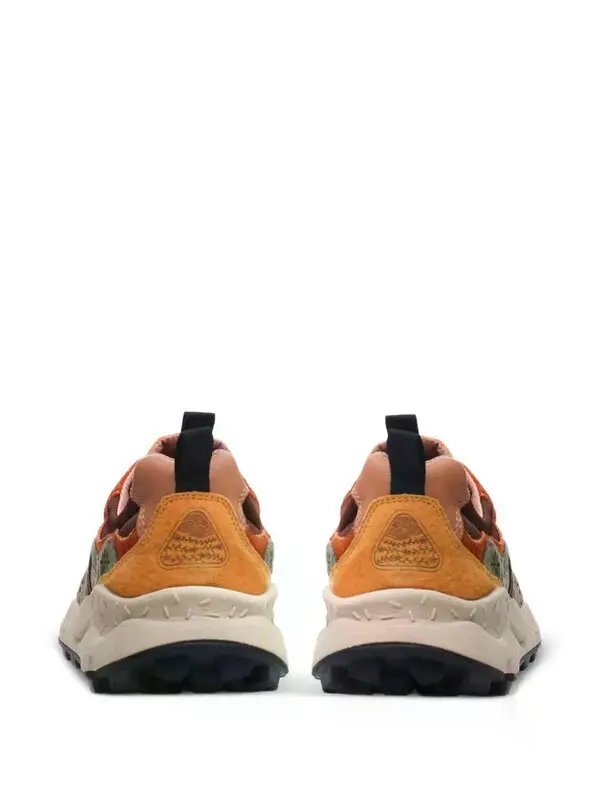 FLOWER MOUNTAIN Panelled Sneakers - Brown
