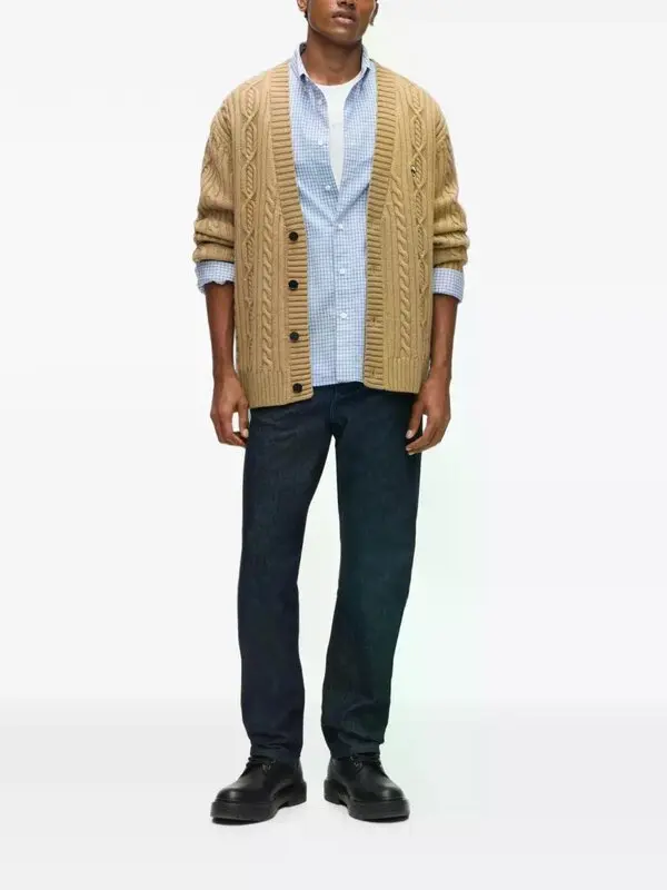 Karl Lagerfeld Ikon Cable Knit Cardigan