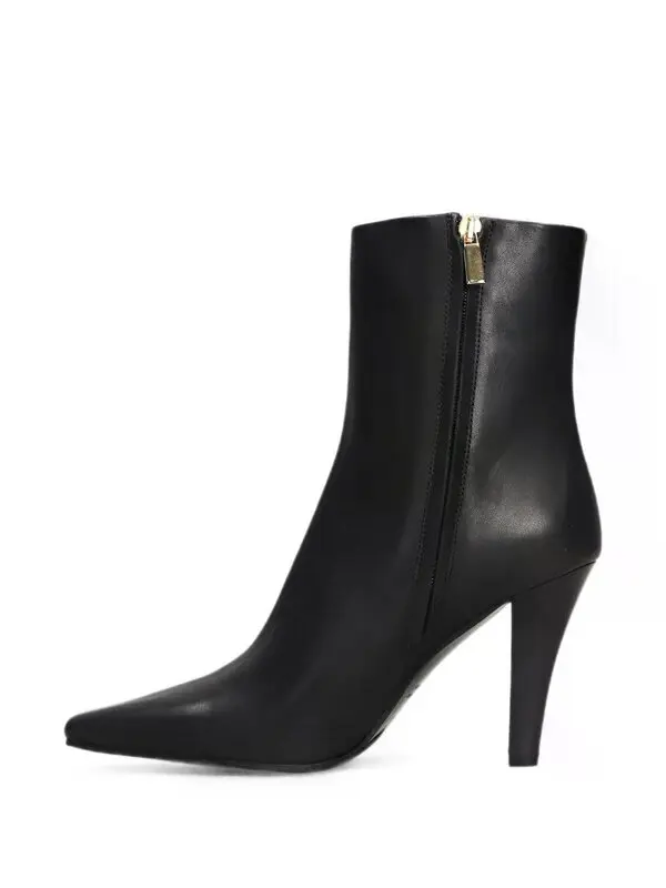 THE SELLER Square-toe Ankle Boots With Stiletto Heel And Gold-tone Hardware