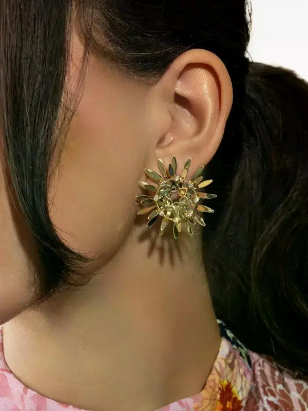 CAROL KAUFFMANN Mandala Diamond Earrings