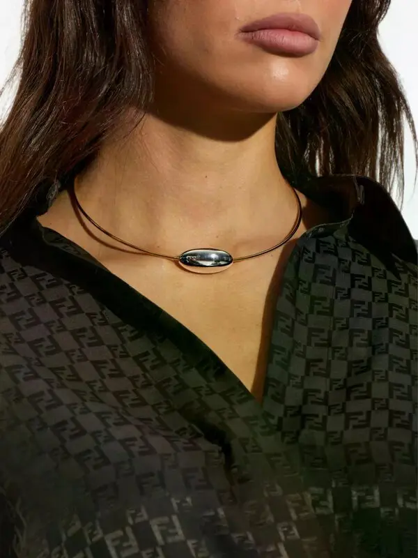 Lié Studio Scarlet Oval-pendant Necklace