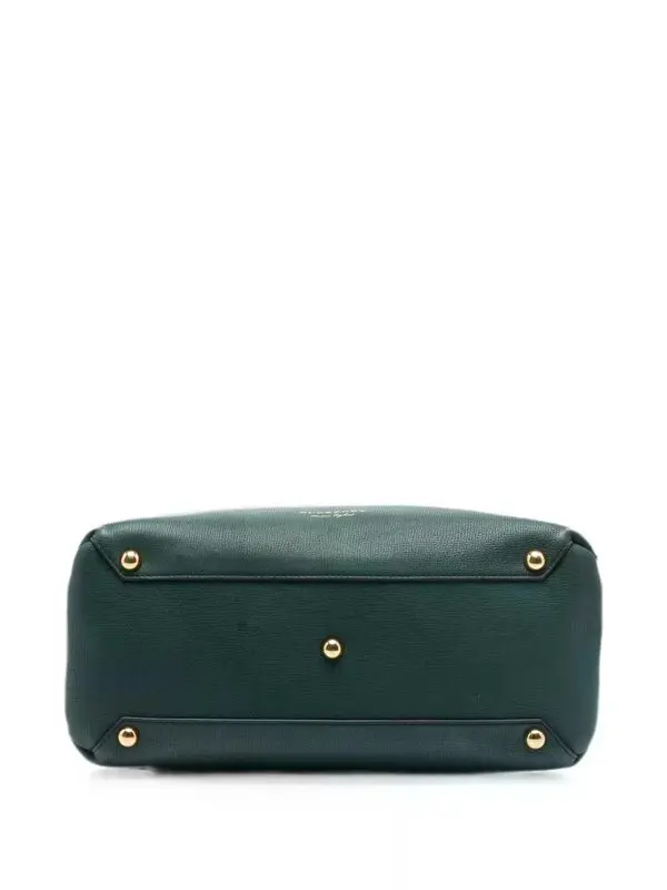 Burberry 2000-2017 Medium Leather And House Check Banner Satchel