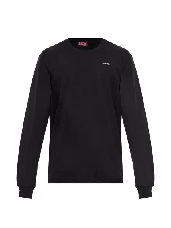 DIESEL® Logo-plaque Long-sleeve T-shirt