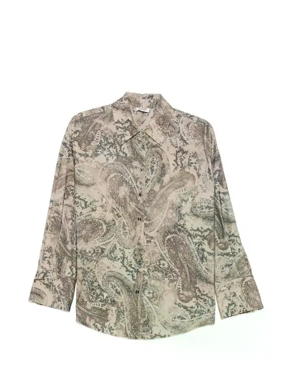 Liu Jo Paisley Print Long Sleeve Shirt