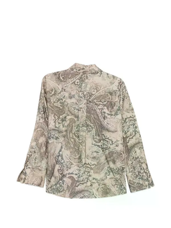 Liu Jo Paisley Print Long Sleeve Shirt