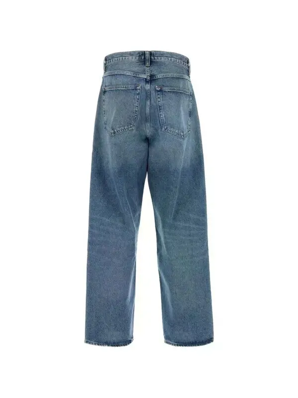 AGOLDE Faded-effect Straight-leg Jeans