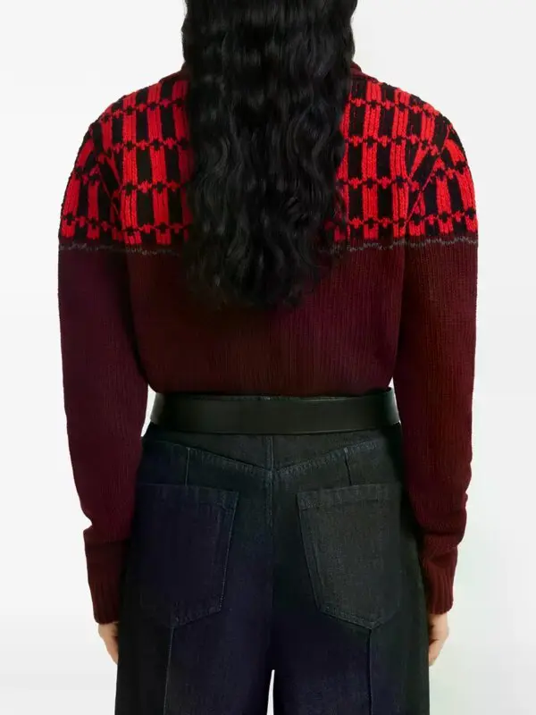 Marni Jacquard-knitted Cardigan