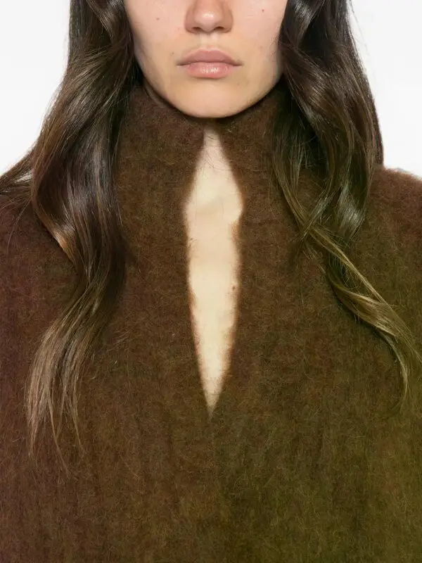 UMA WANG Brushed V-neck Sweater