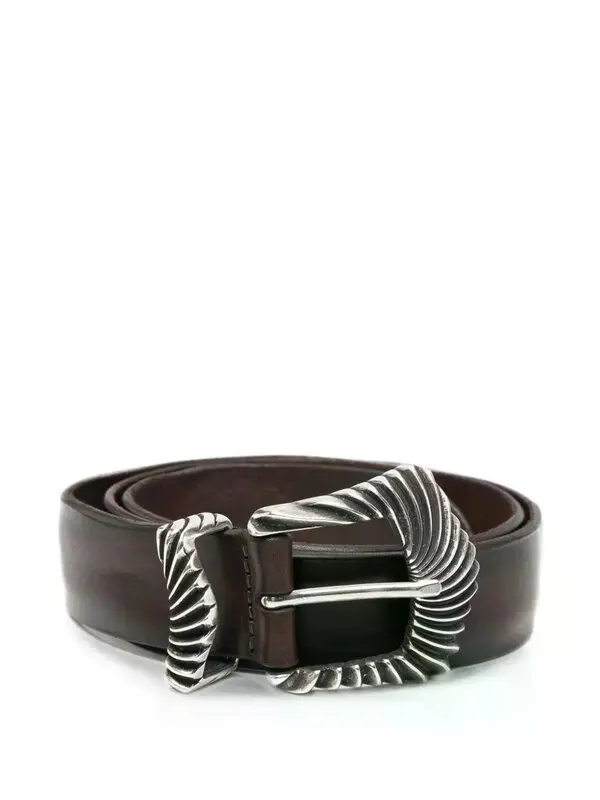 Orciani Engraved Buckle Belt