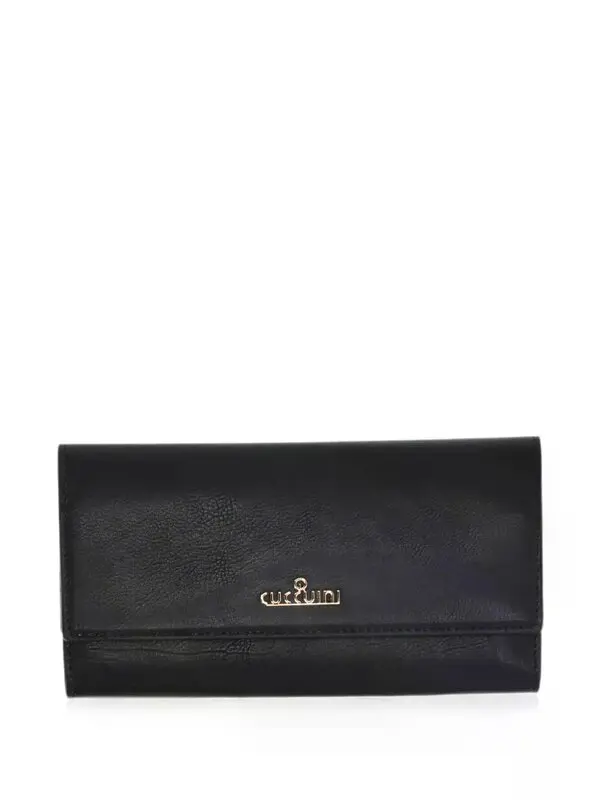 GIANNI CUCCUINI Logo-plaque Foldover Wallet