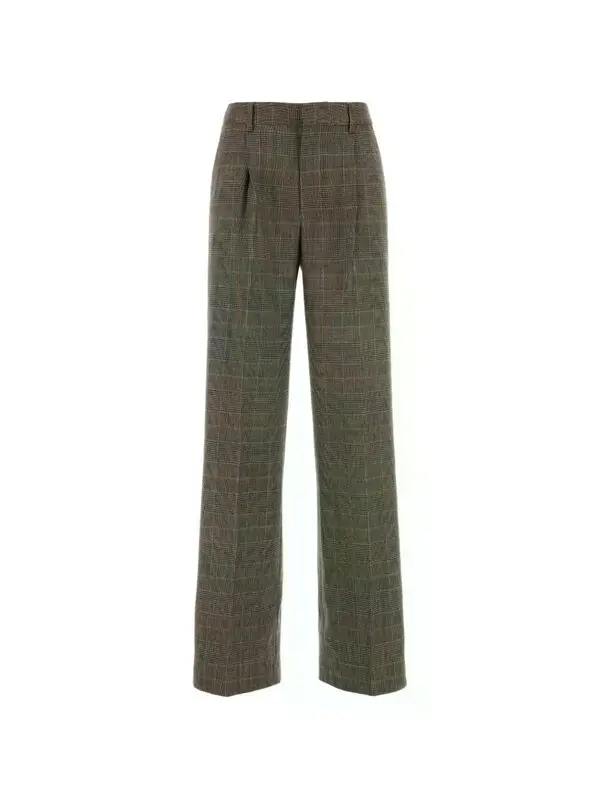 PT TORINO Lola Check Pattern Trousers