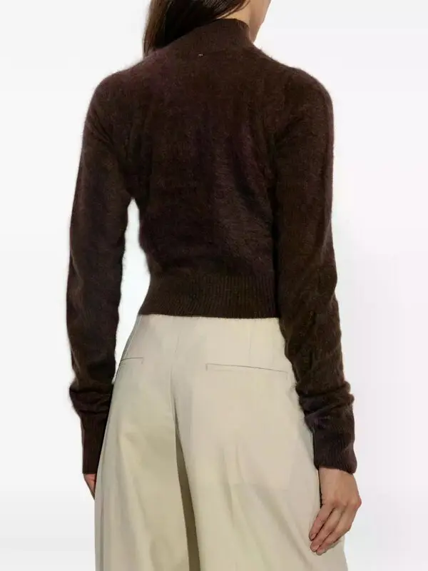 Sportmax Agio Cropped Cashmere Sweater