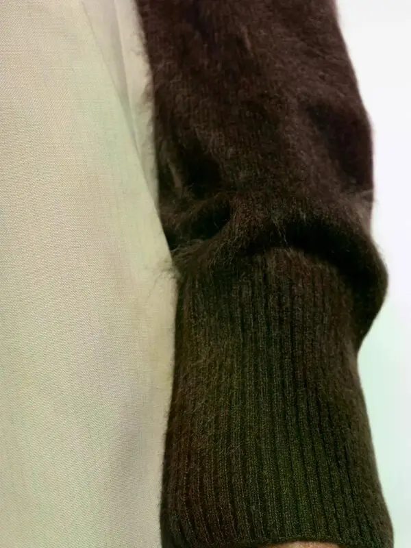 Sportmax Agio Cropped Cashmere Sweater