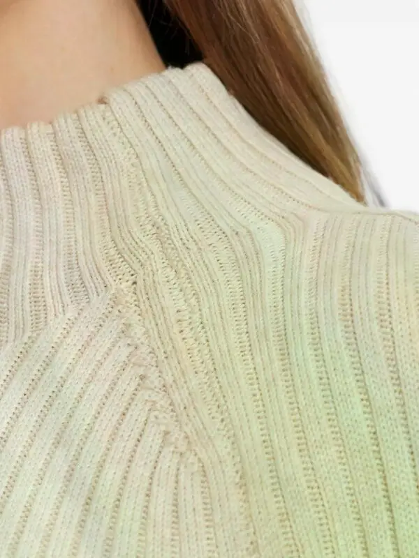 Isabel Marant Étoile Virginia Ribbed Merino Wool Pullover - Neutrals