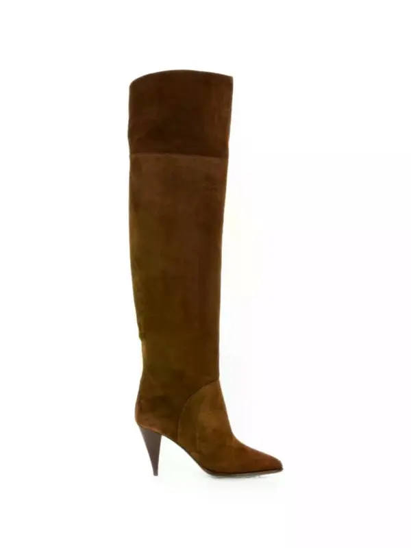Casadei Venus Nomad Cone-heel Over-the-knee Boots - Brown