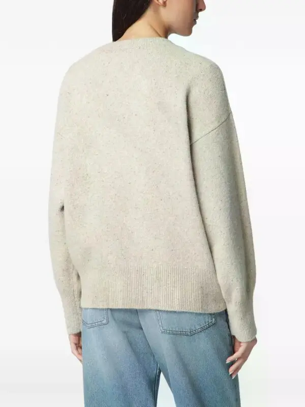 RÓHE Mouline V-neck Sweater
