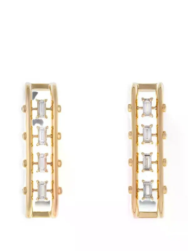 DENISE CASSOU Diamond Cage Earrings
