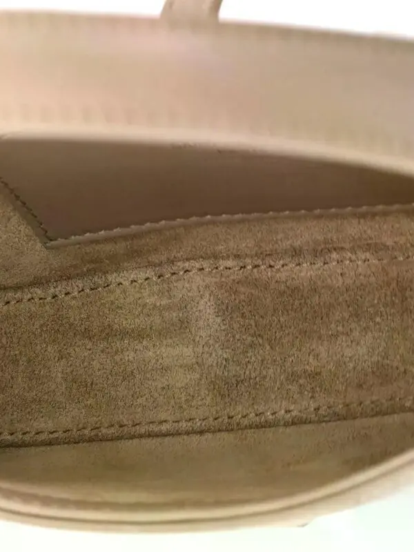 Saint Laurent Le 5 A 7 Hobo Leather Mini Shoulder Bag - Neutrals