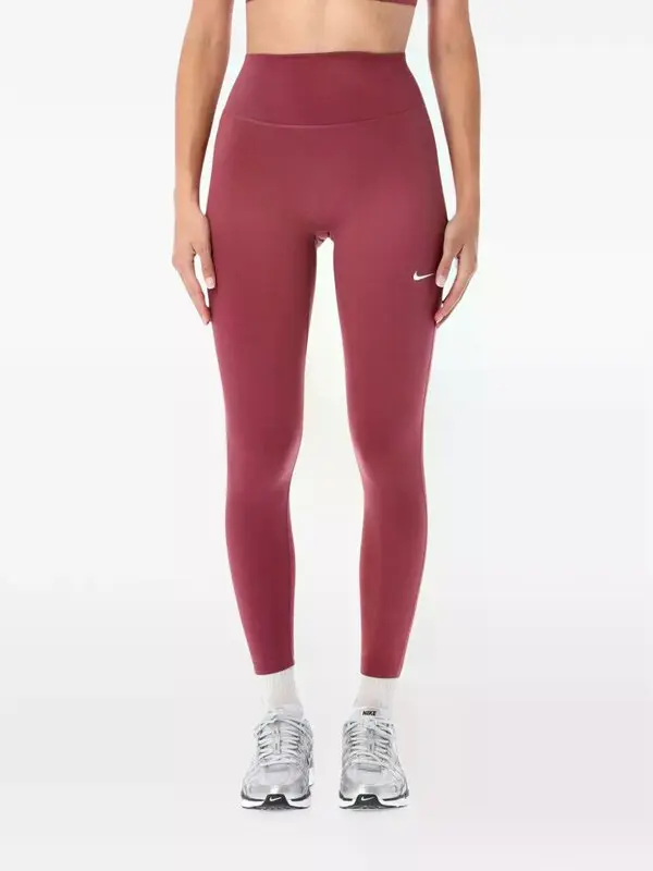 Nike One High-waisted 7/8 Leggings - Red